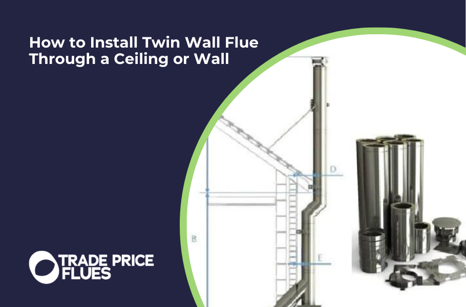 How to Install Twin Wall Flue Through a Ceiling or Wall - Trade Price ...